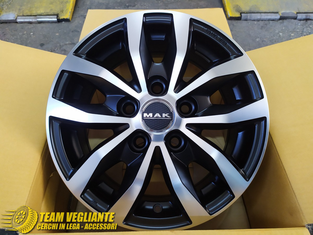MAK LOAD 4 cerchi in lega NUOVI 16 pollici FIAT DUCATO / CAMPER cod ...