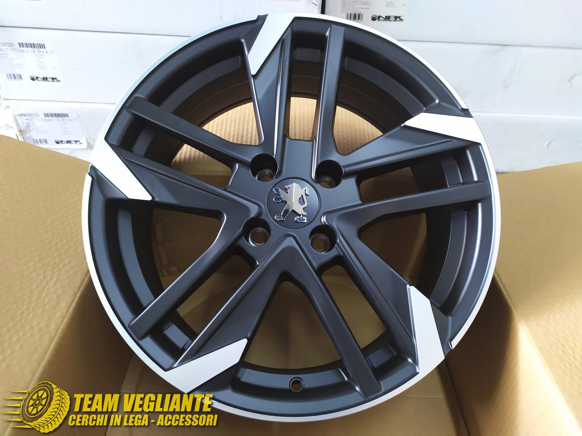 F275 4 cerchi in lega 17 pollici PEUGEOT 206 207 208 GTI 307 308 [Rif ...