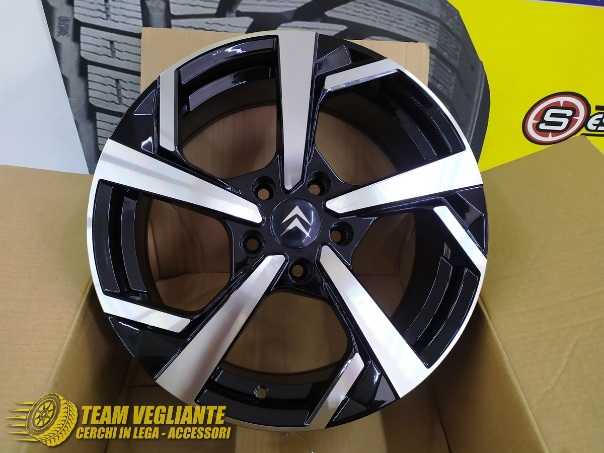 F58256 4 cerchi in lega 17 pollici CITROEN C4 AIRCROSS 17 pollici 7x17 ...